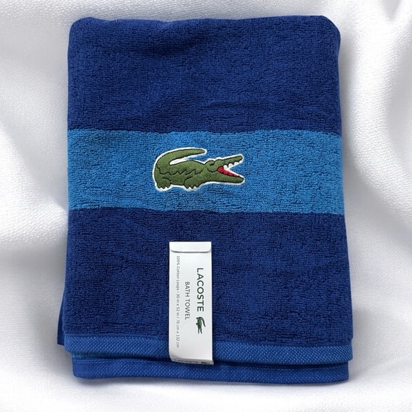 Lacoste | Bath | Lacoste Bath Towel 0 Cotton 30x 52 | Poshmark